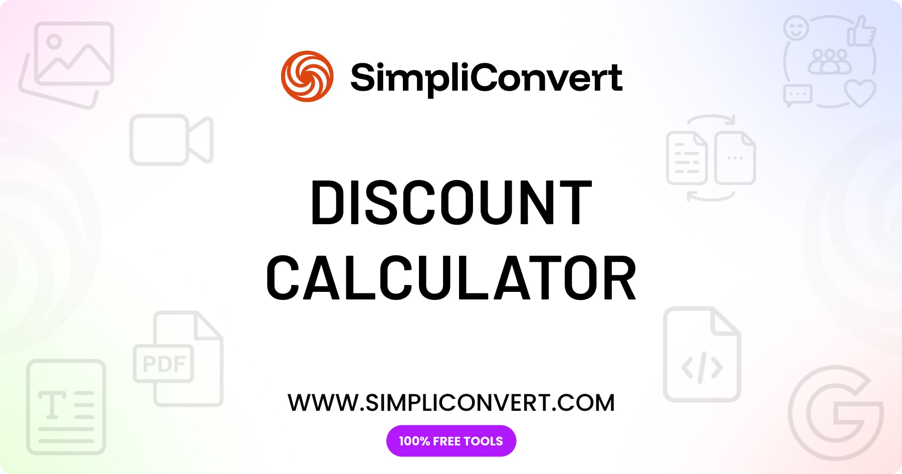 Discount Calculator – Calculate Sale Price & Savings | SimpliConvert