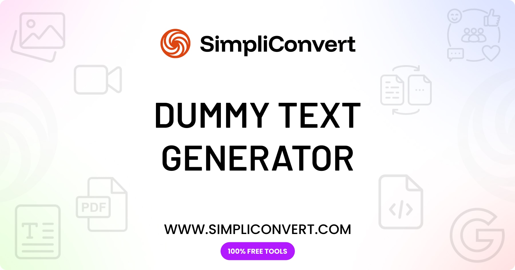 Dummy Text Generator For Web – Lorem Ipsum Placeholder Tool | SimpliConvert