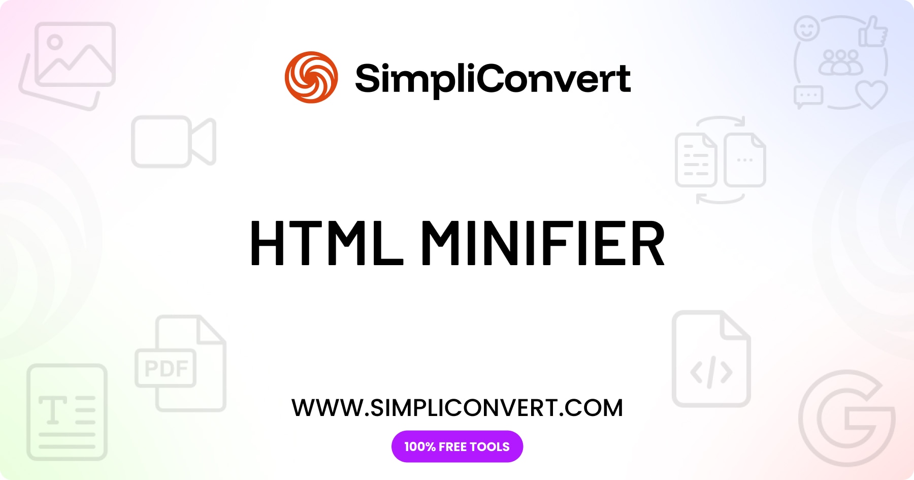HTML Minifier Online – Compress & Optimize HTML Code | SimpliConvert