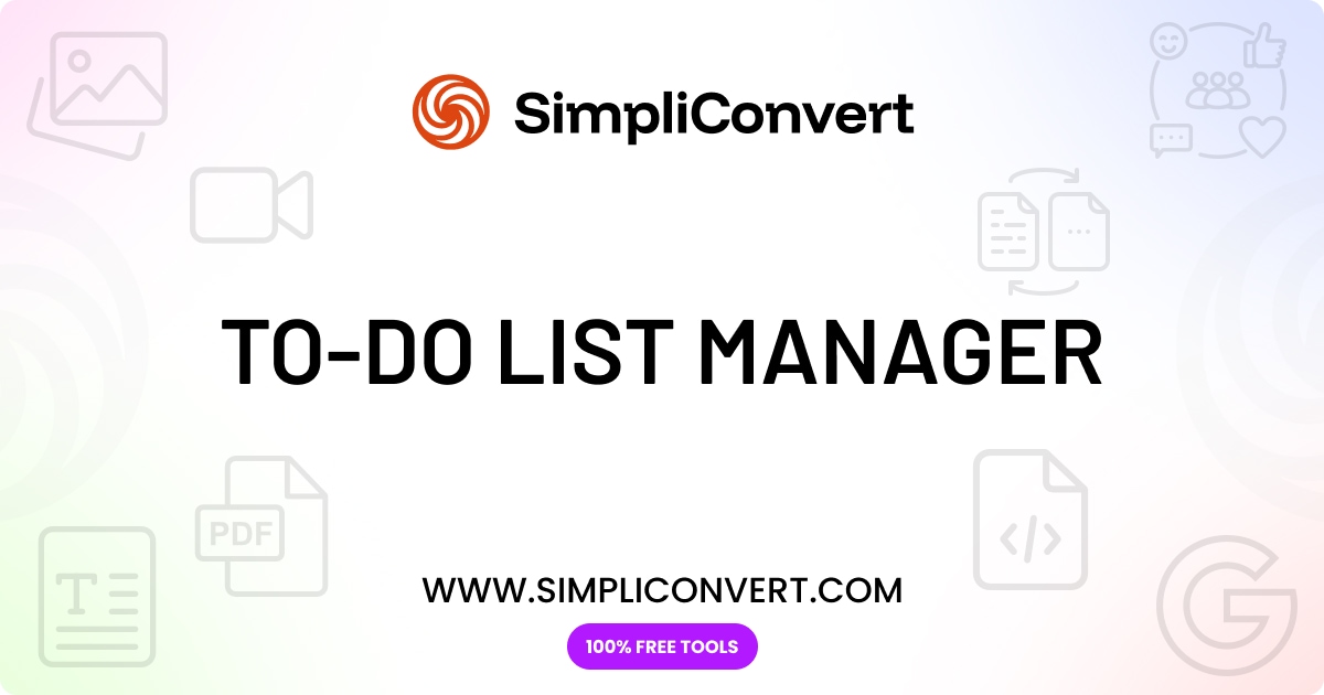 SimpliTasks: Free Simple To-Do List App & Online Task Manager