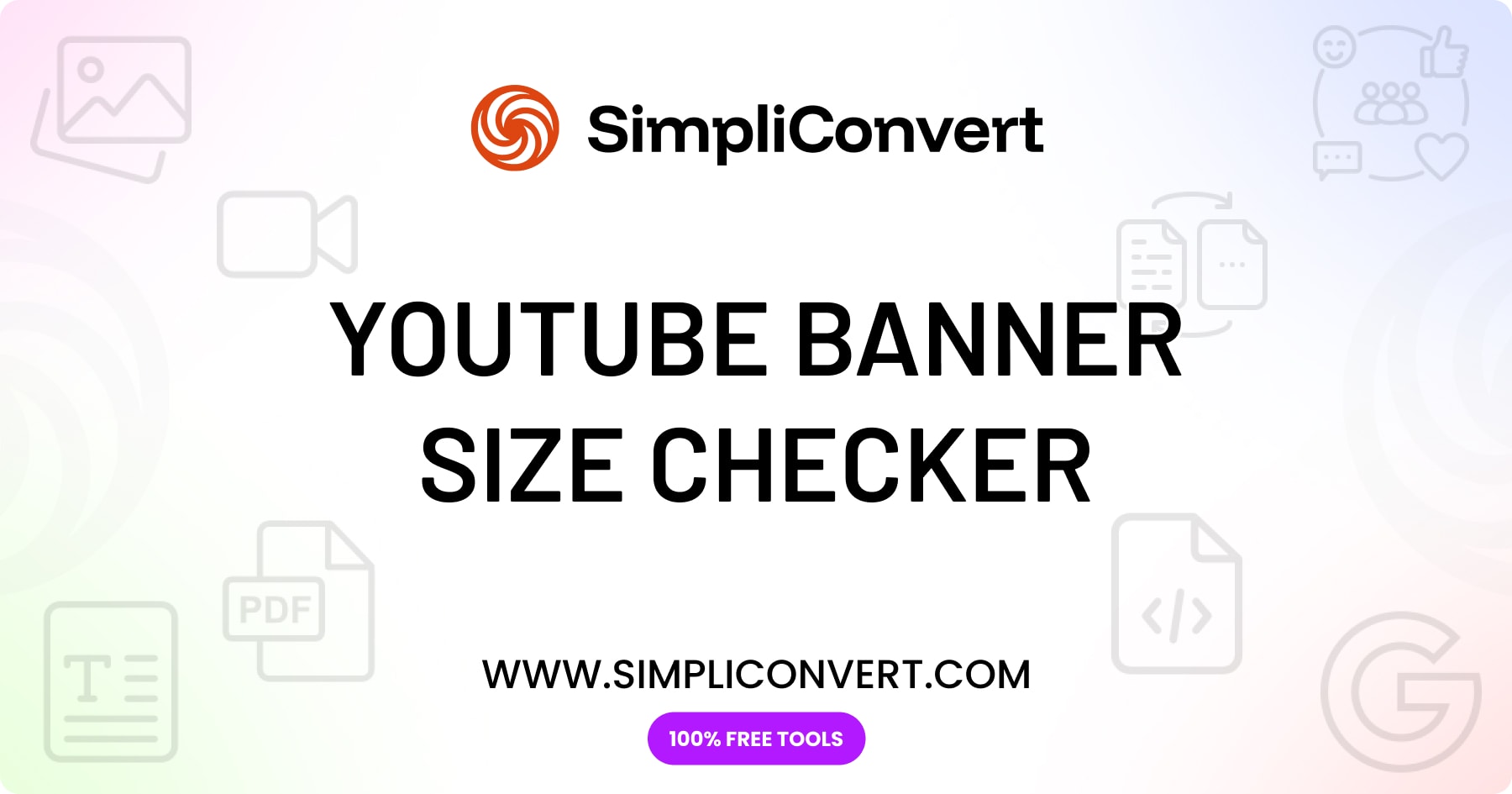 YouTube Banner Size Checker – Check Channel Art Dimensions | SimpliConvert